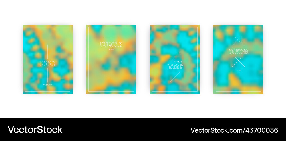 Set of cover templates Royalty Free Vector Image