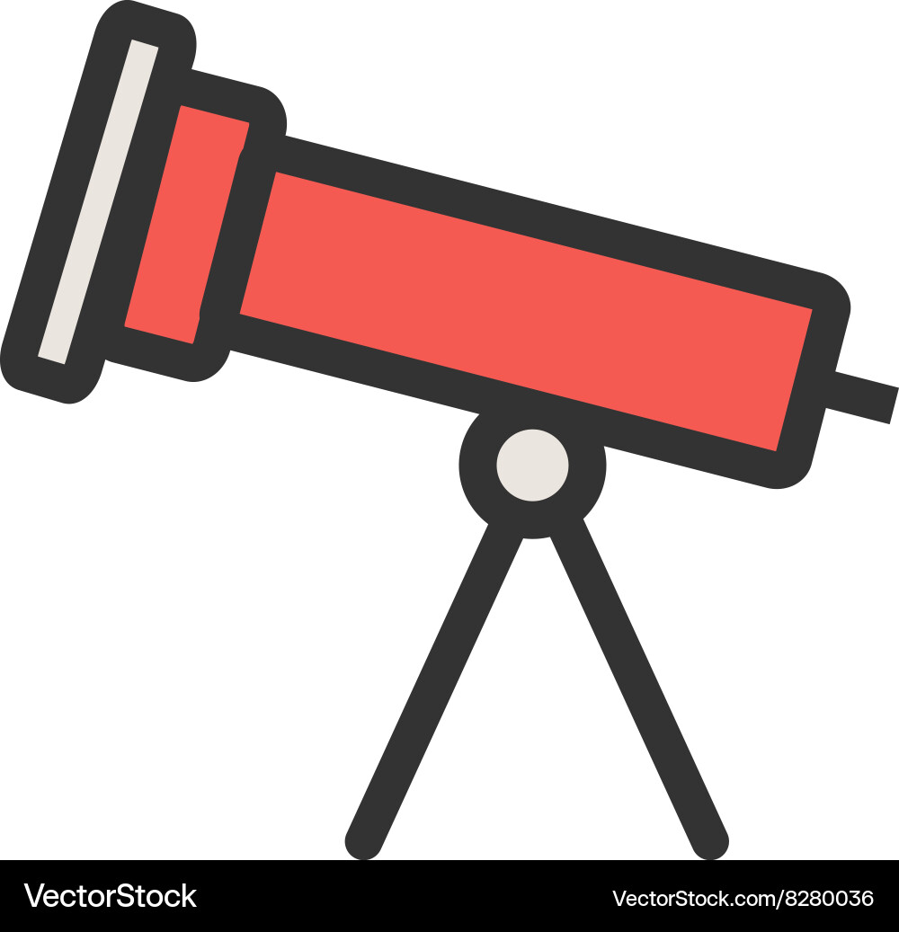 Telescope Royalty Free Vector Image - VectorStock
