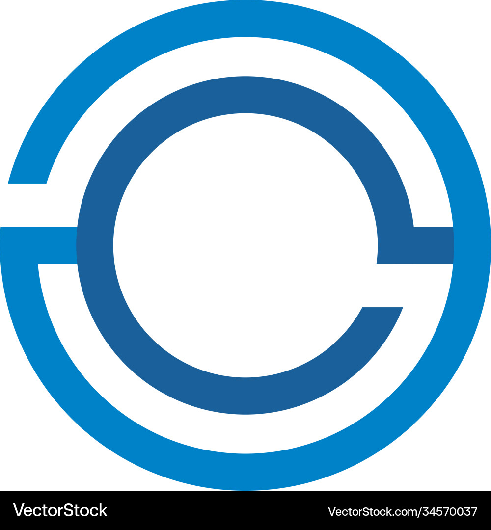 Circle logo Royalty Free Vector Image - VectorStock