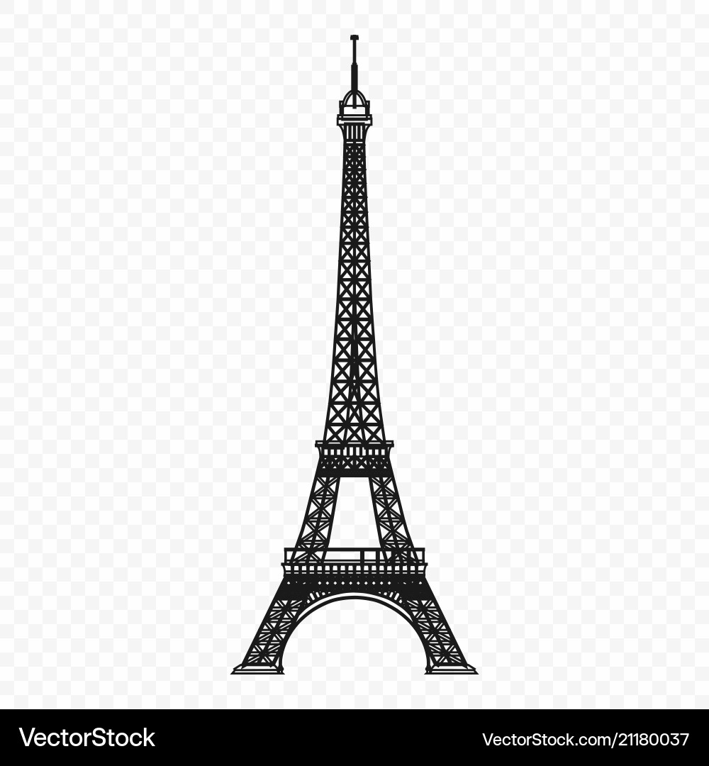 Eiffel tower Royalty Free Vector Image - VectorStock