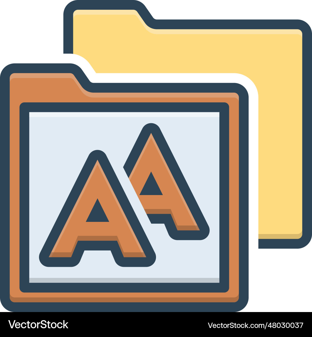 Fonts Royalty Free Vector Image - VectorStock