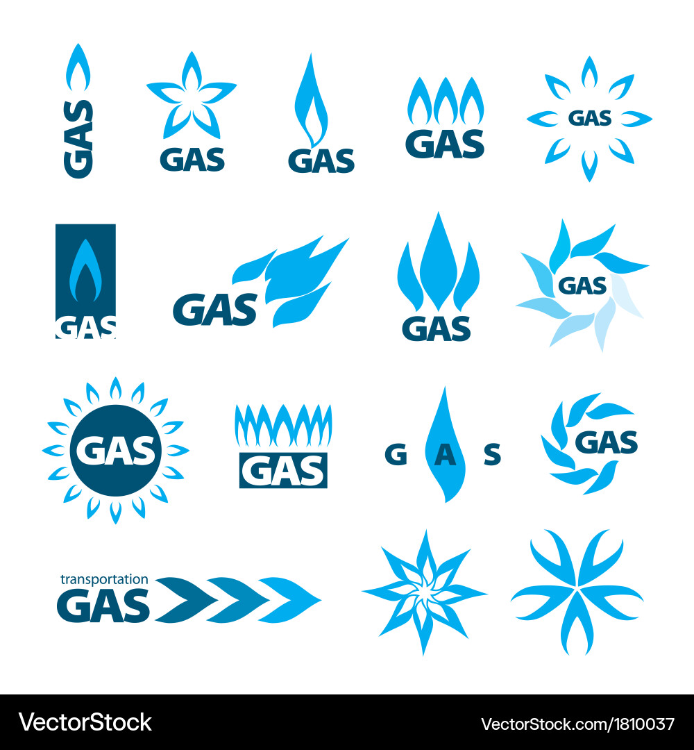 Logos gas Vector Images & Graphics for Commercial Use | VectorStock
