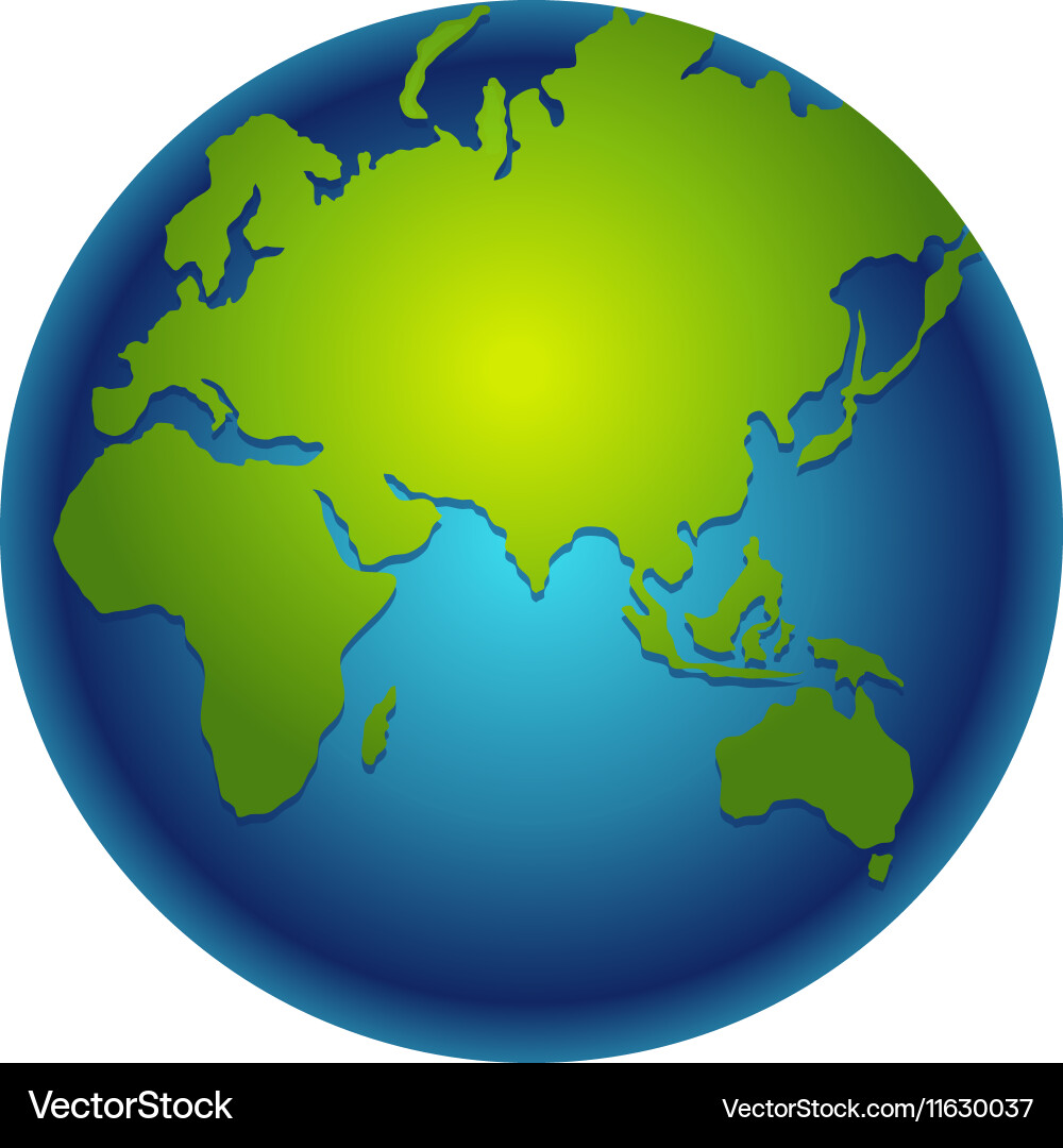 Planet Earth Globe Royalty Free Vector Image - VectorStock