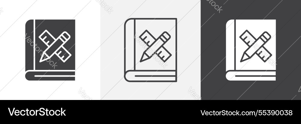 Brand guidelines icons graphics pack Royalty Free Vector