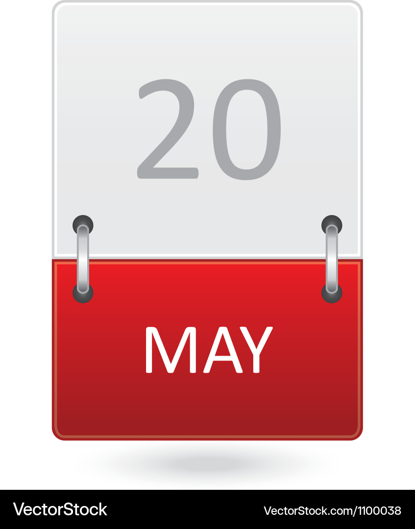 Date icon Royalty Free Vector Image - VectorStock