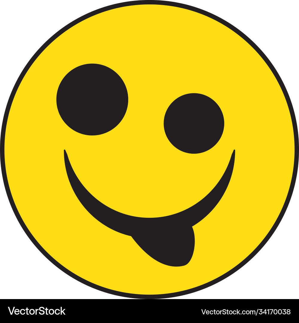 Emoticon template face Royalty Free Vector Image