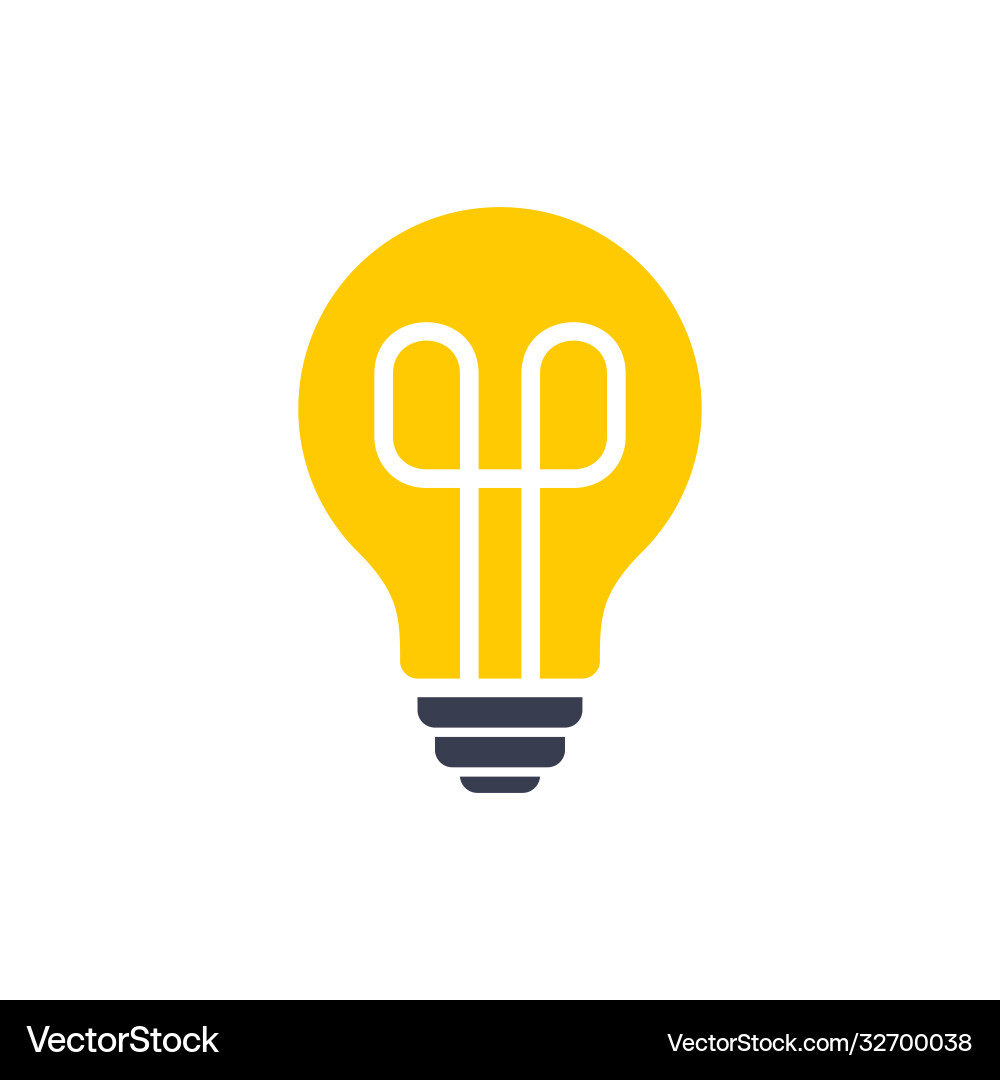 Light Bulb Vector Logo
