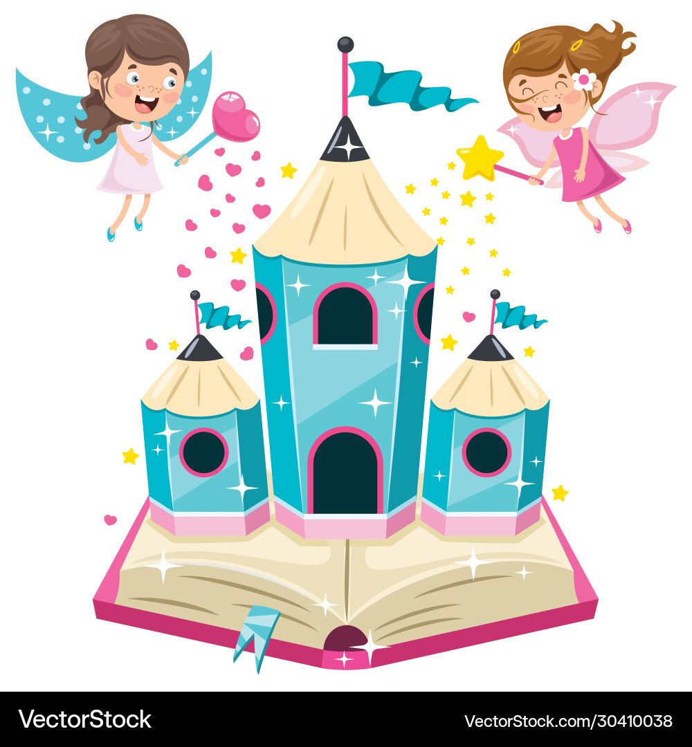 Magic education concept Royalty Free Vector Image