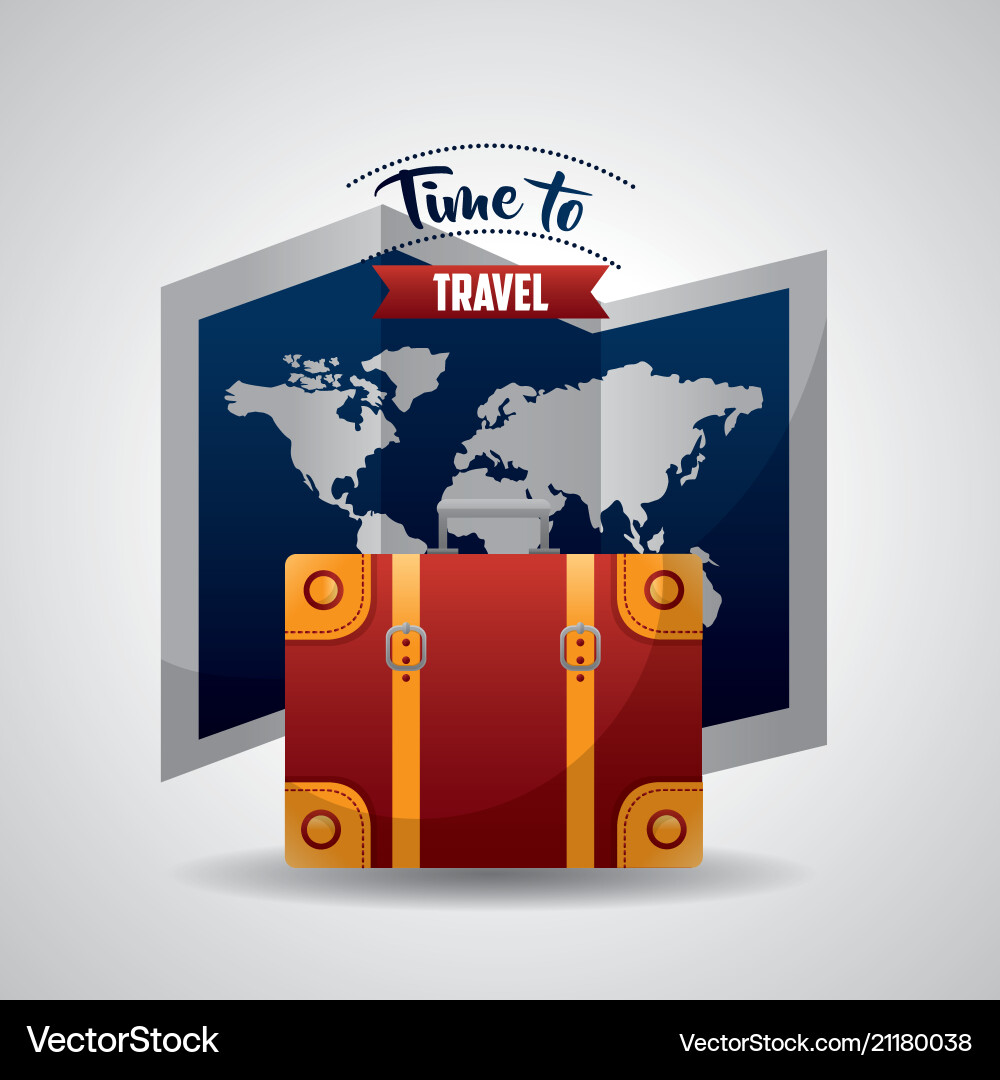 Travel around the world Royalty Free Vector Image