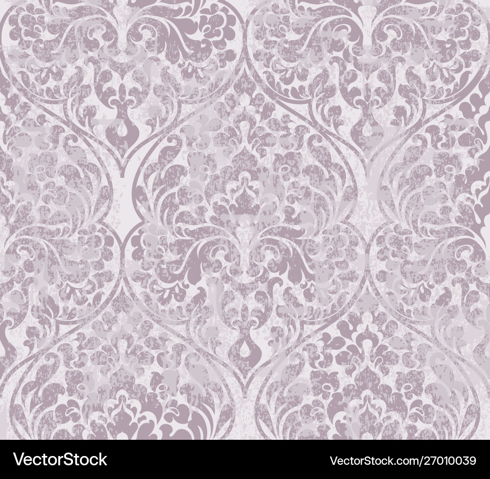 Baroque texture pattern floral ornament Royalty Free Vector