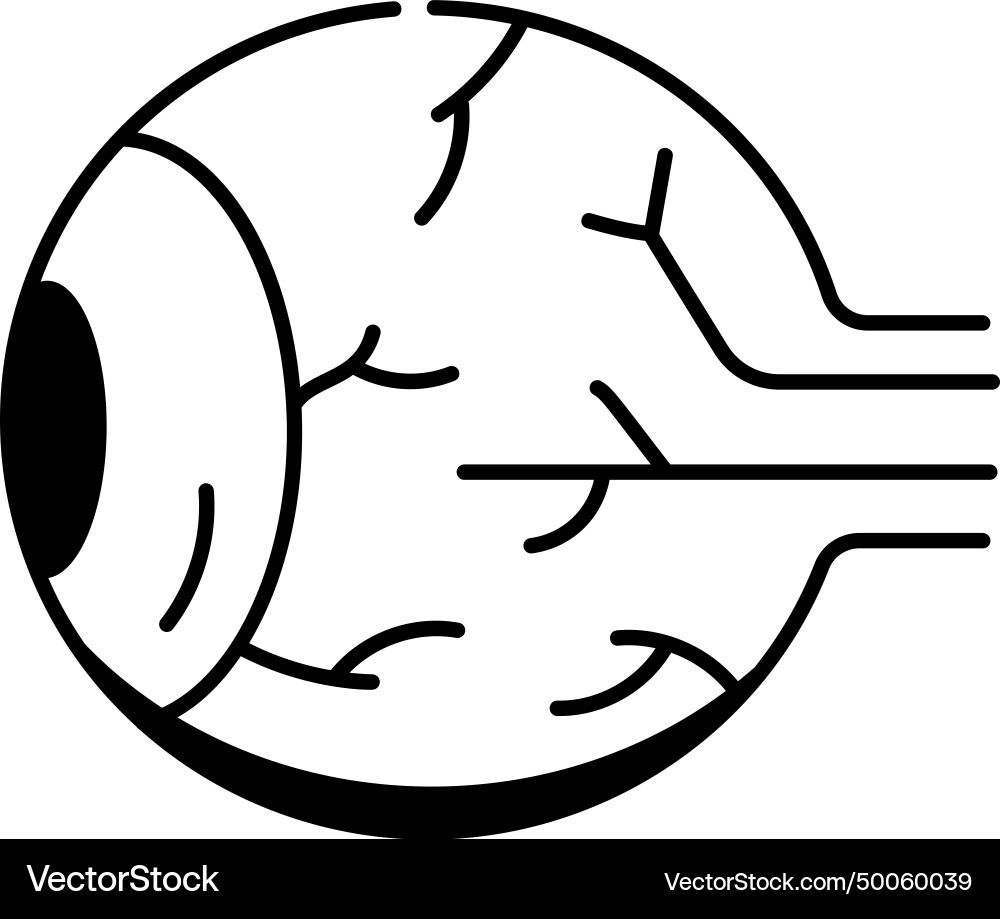 Biological research linear icon Royalty Free Vector Image