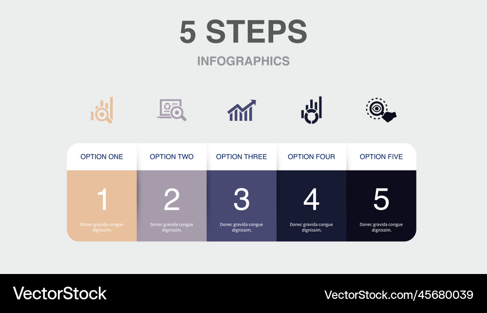 Research monitoring trend statistics Royalty Free Vector