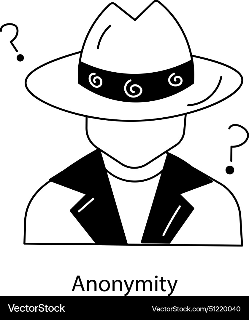Anonymity Royalty Free Vector Image - VectorStock