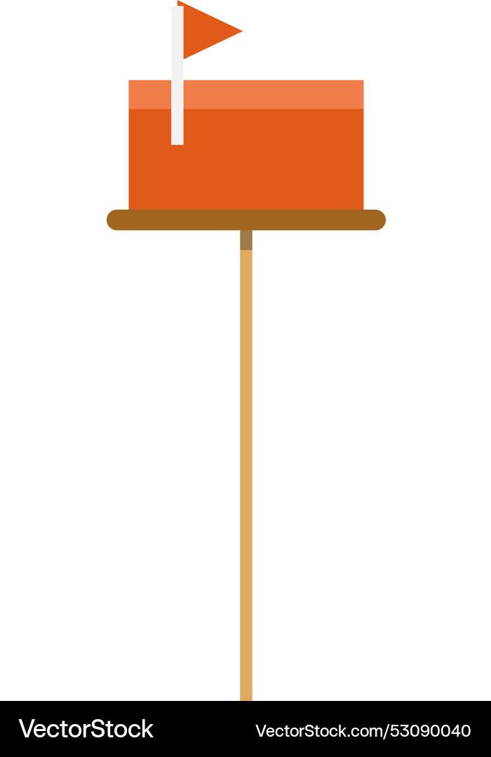 Mailbox color icon post box or message letterbox Vector Image