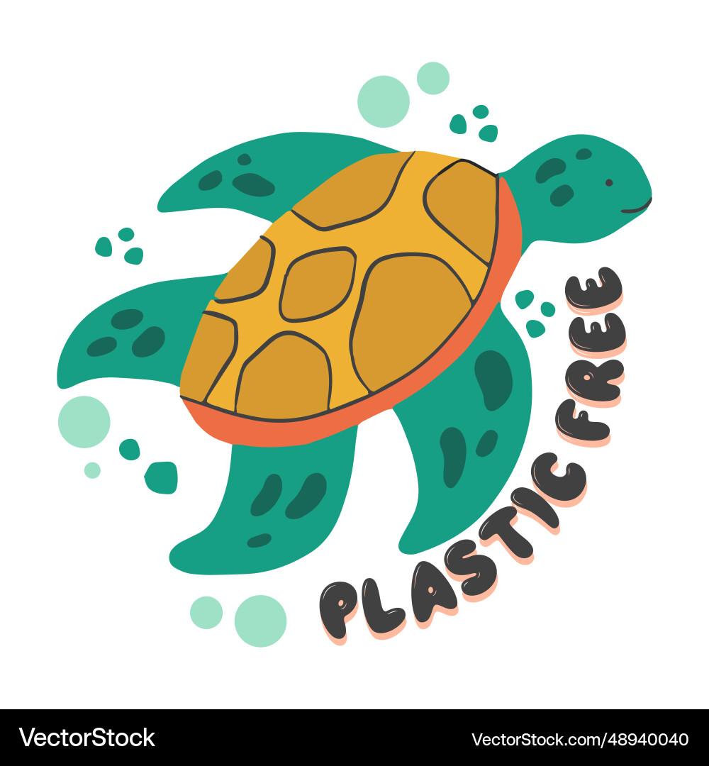 No plastic badge Royalty Free Vector Image - VectorStock