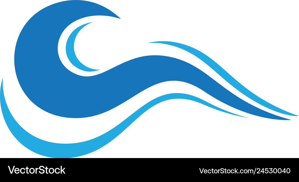 Wave icon Royalty Free Vector Image - VectorStock