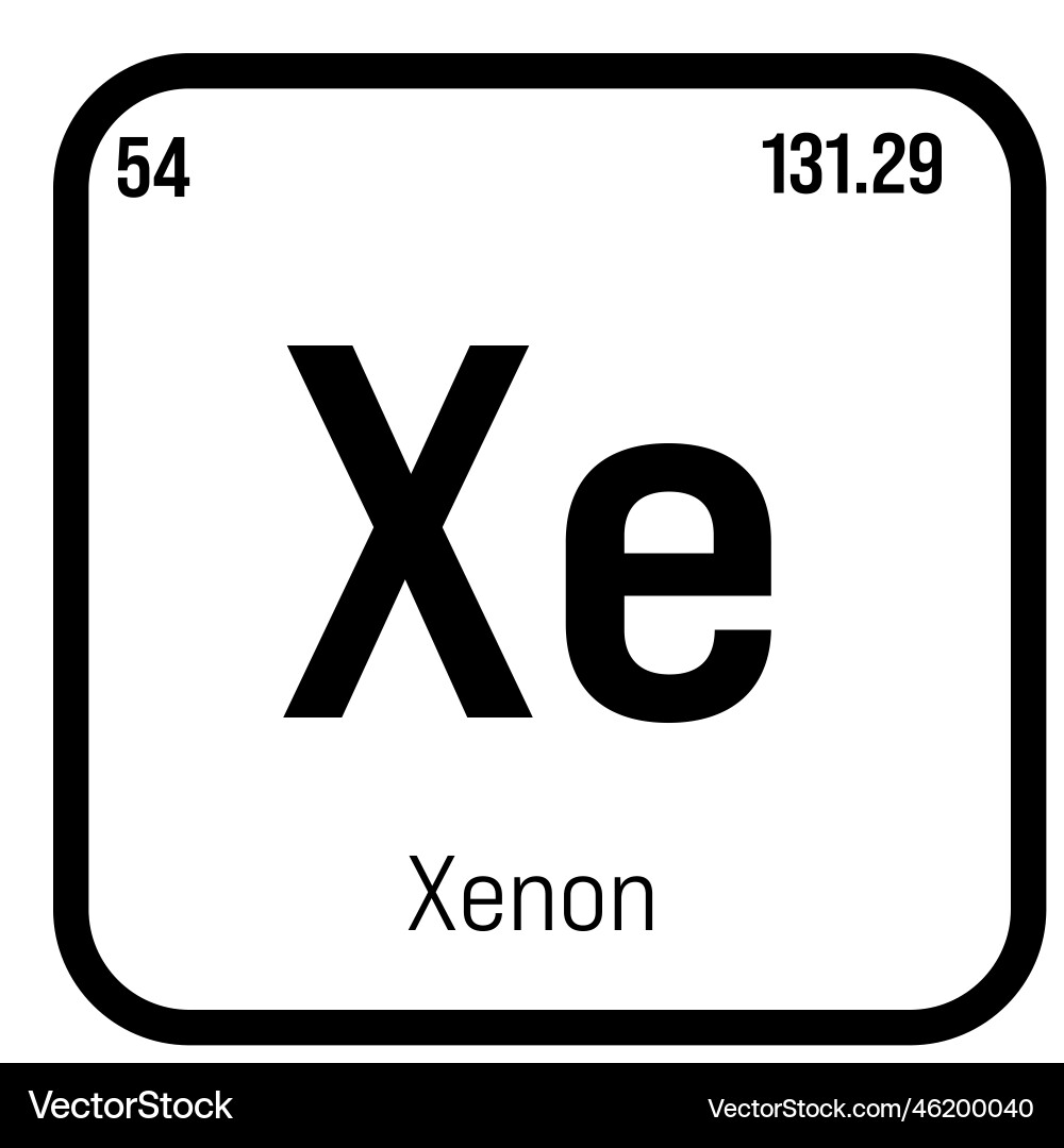 Xenon Element Periodic Table Xenon A Noble Gas Classified In