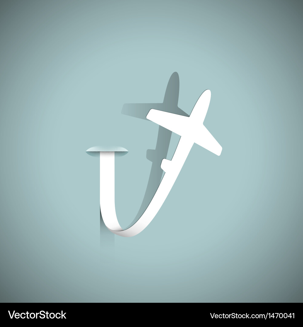 Airplane Royalty Free Vector Image - VectorStock