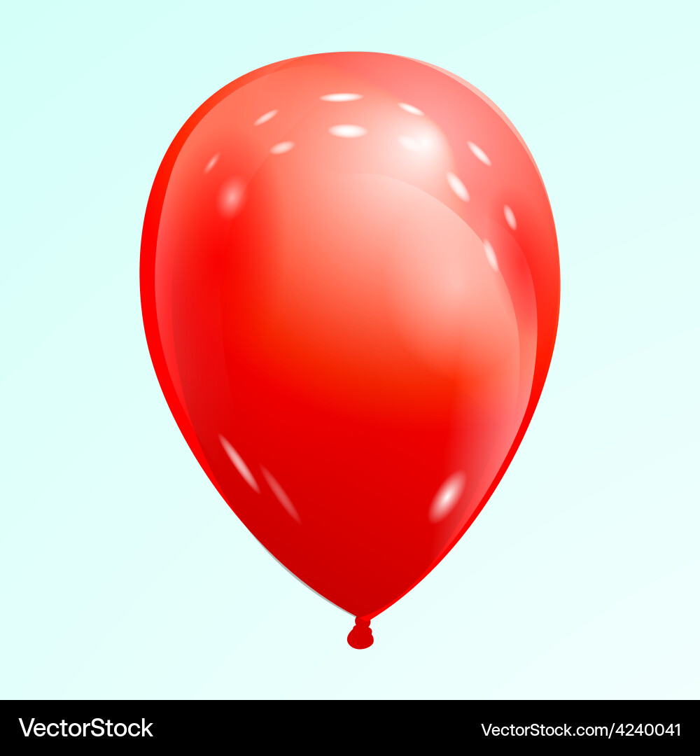 Red balloons Royalty Free Vector Image - VectorStock
