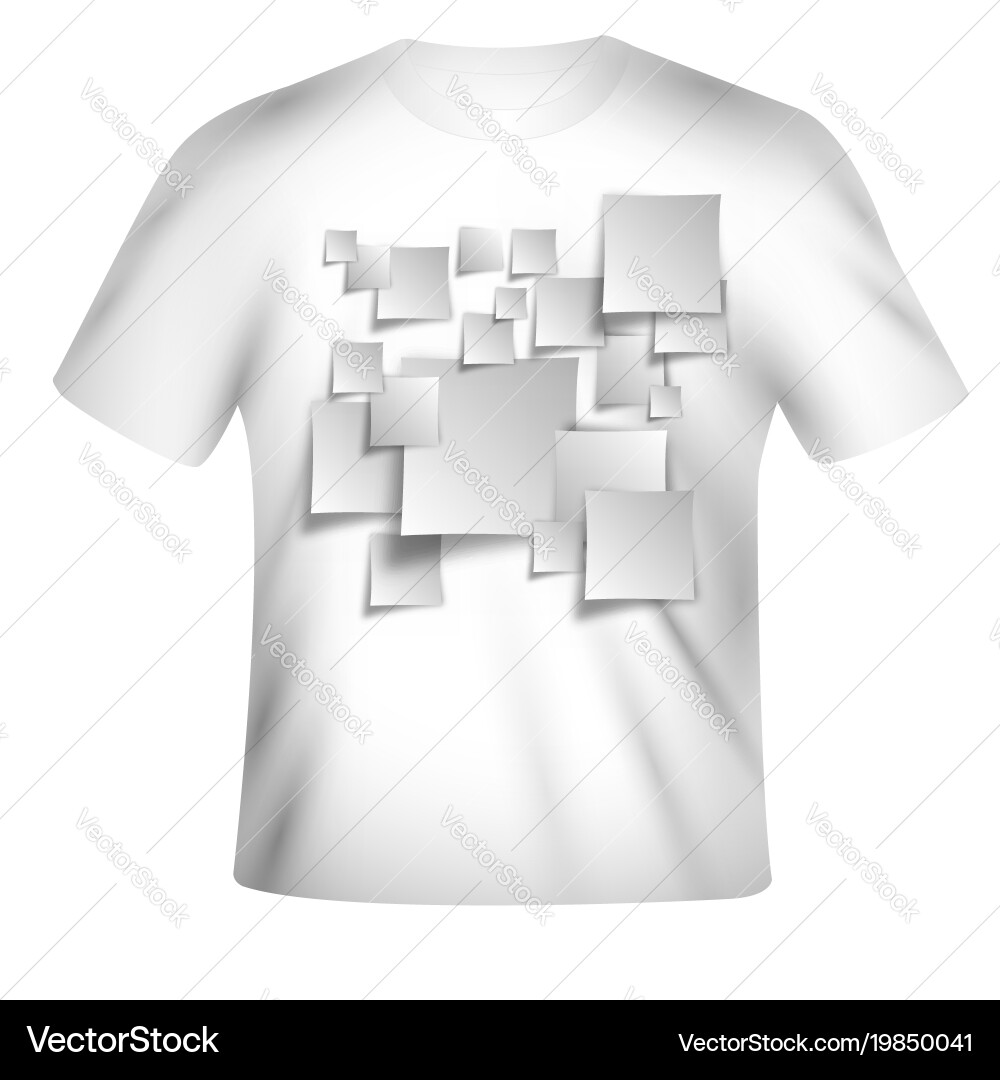 T-shirt design with colorful Royalty Free Vector Image