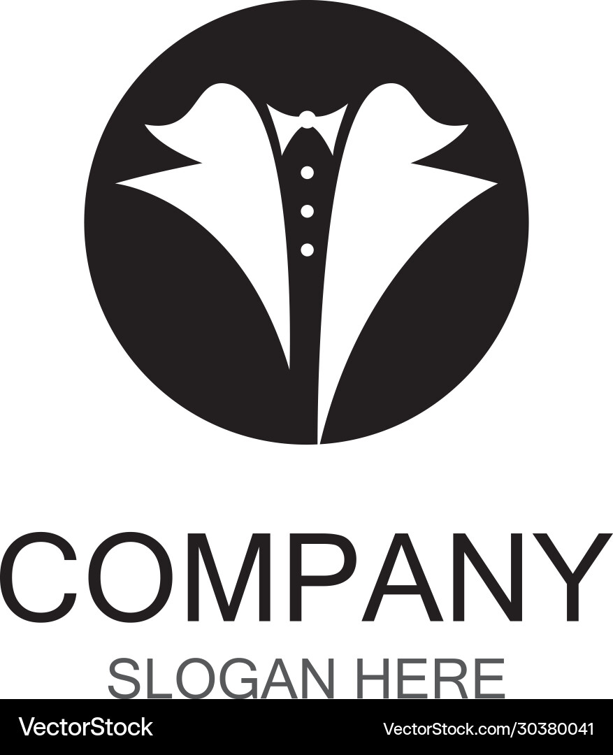 Tuxedo symbol Royalty Free Vector Image - VectorStock