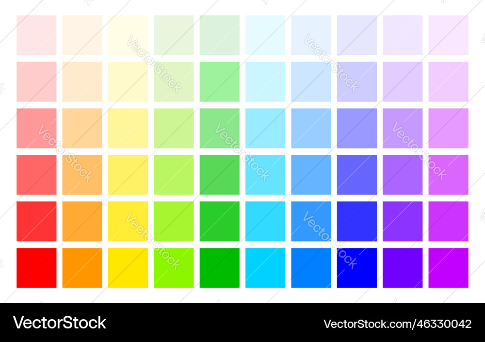 Abstract color palette rgb concept Royalty Free Vector Image