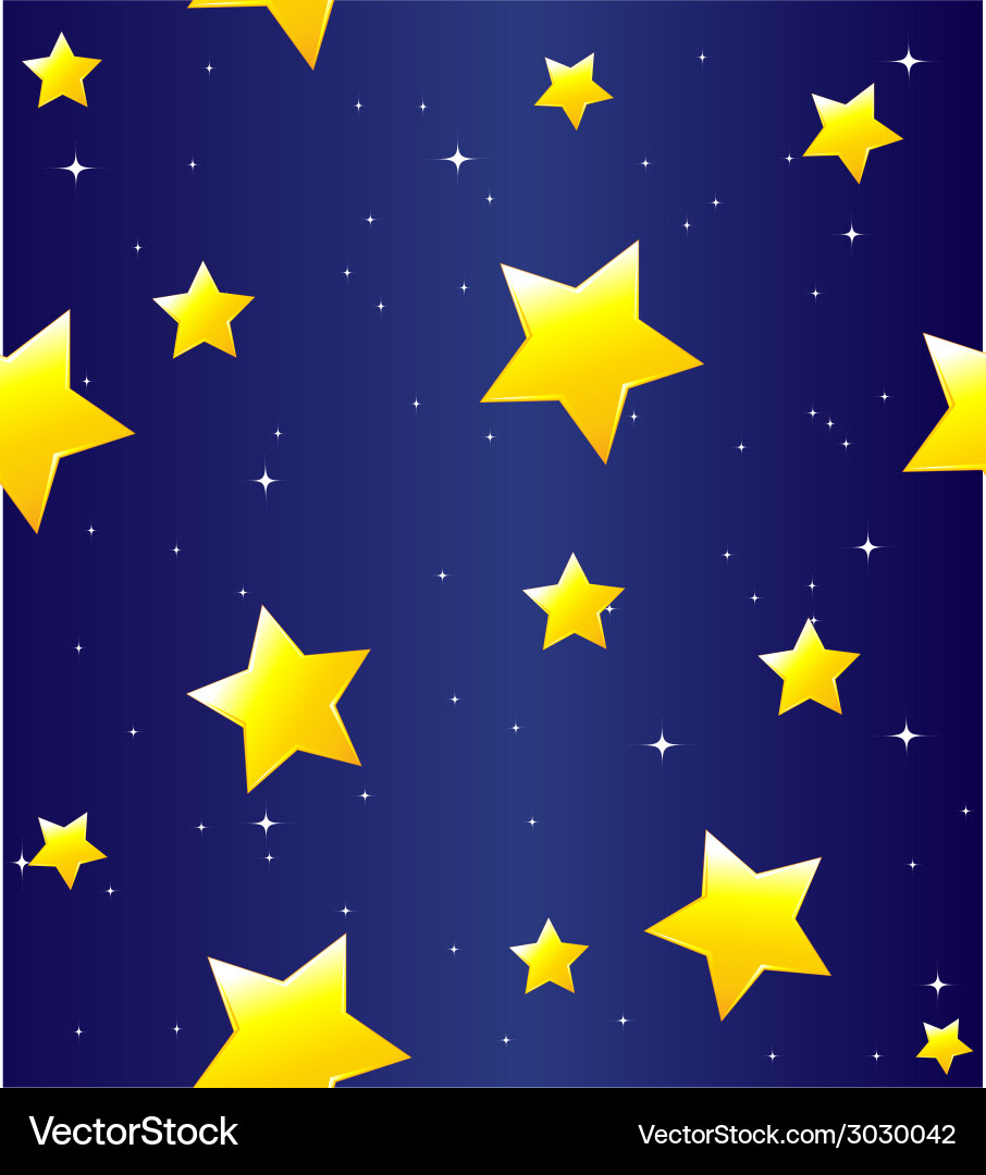 Seamless pattern with stars Royalty Free Vector Image