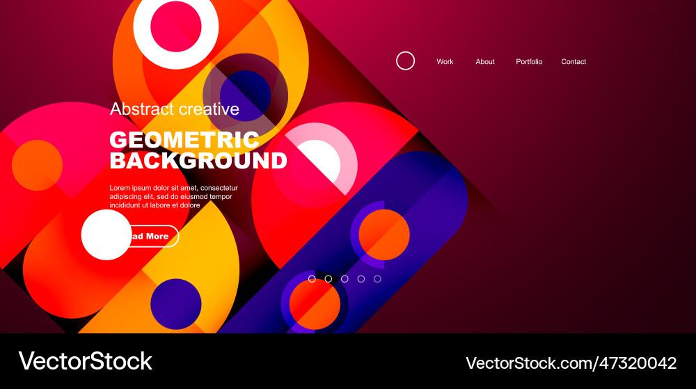 Simple circles and round elements pattern Vector Image