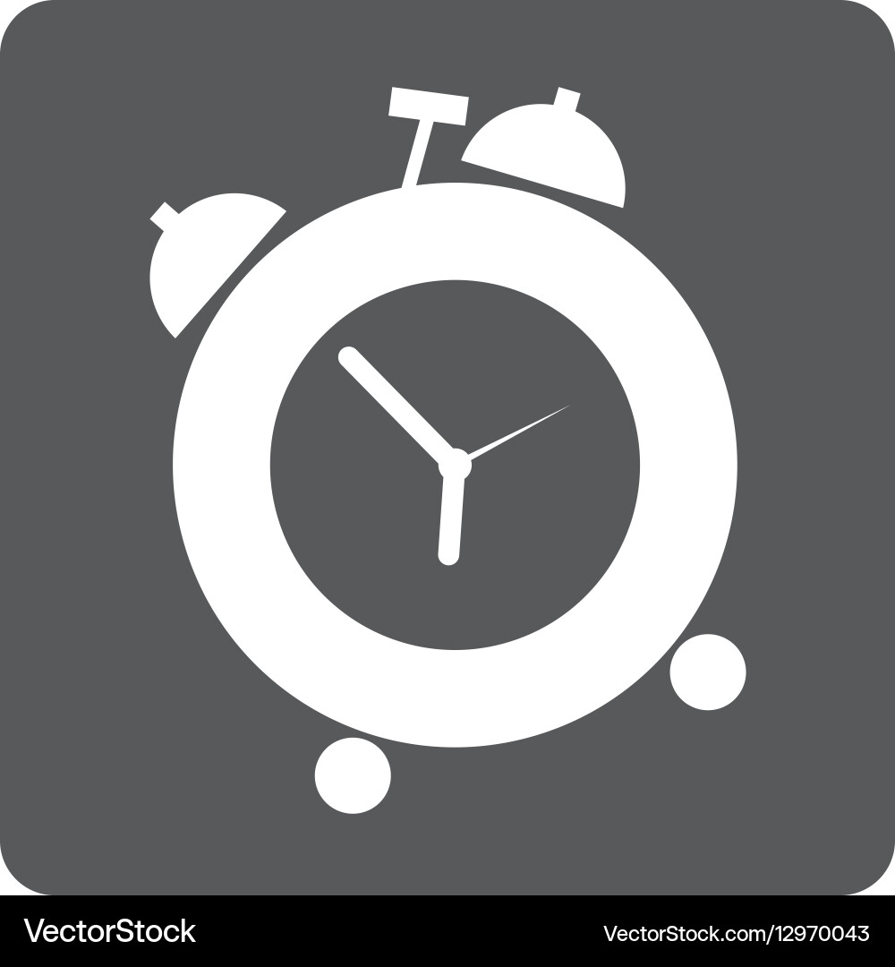 Alarms clock icon image Royalty Free Vector Image