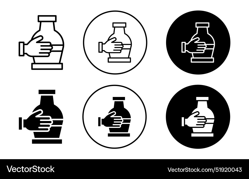 Clay crafting icon collection of outline thin Vector Image Clay crafting icon collection of outline thin Vector Image