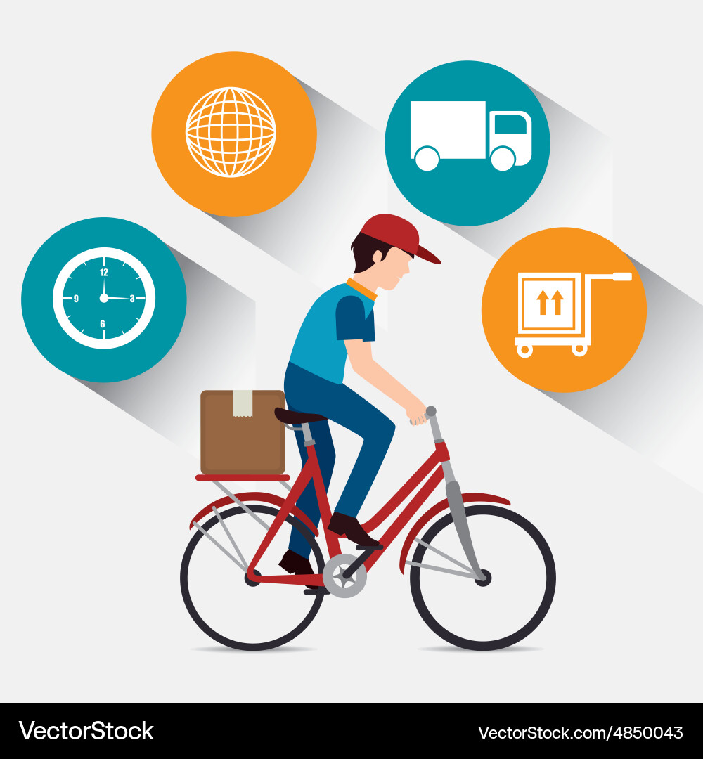 Delivery design Royalty Free Vector Image - VectorStock