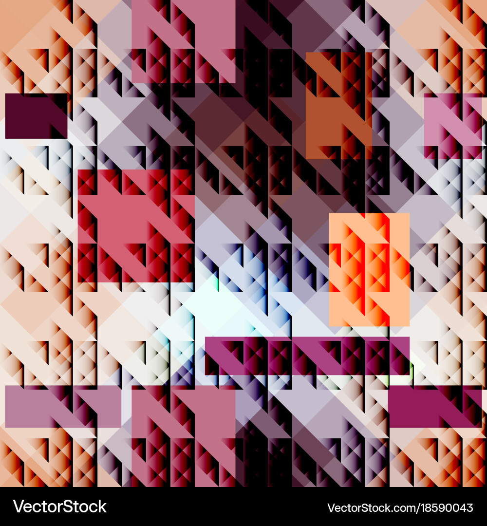 Geometric abstract pattern Royalty Free Vector Image