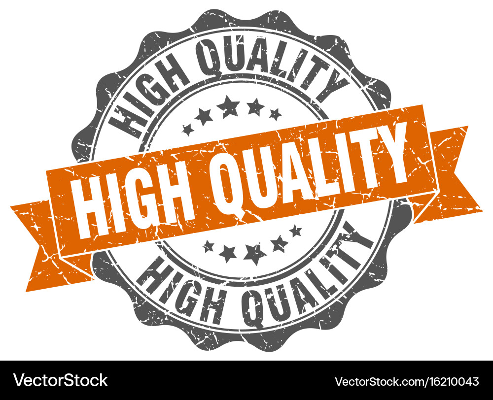 High quality stamp sign seal Royalty Free Vector Image