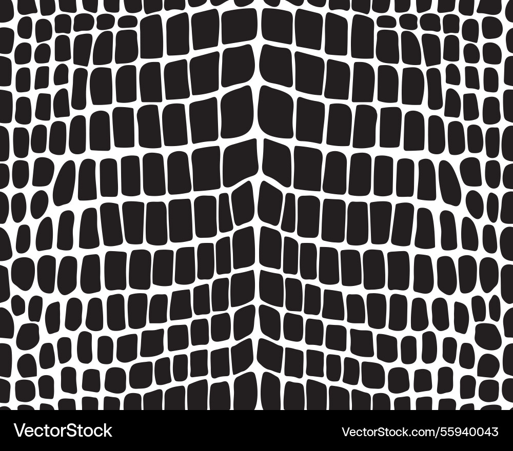 Seamless pattern of alligator skin Royalty Free Vector Image