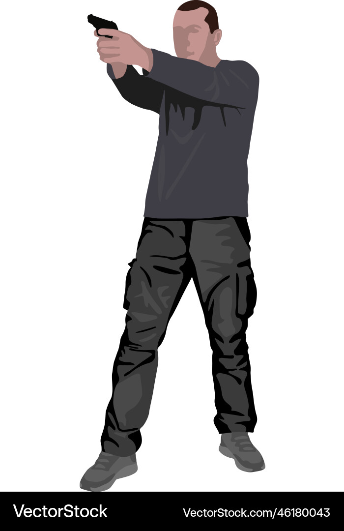 Shooting Royalty Free Vector Image - VectorStock