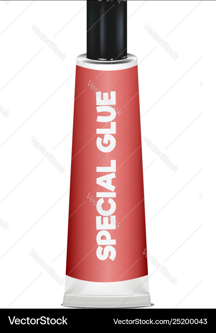 Spezielle Leimikone realistisch Stil Lizenzfreier Vektor