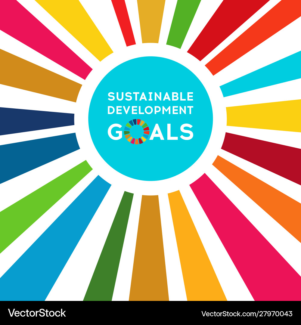 Sustainable Development Goals Royalty Free Vector Image