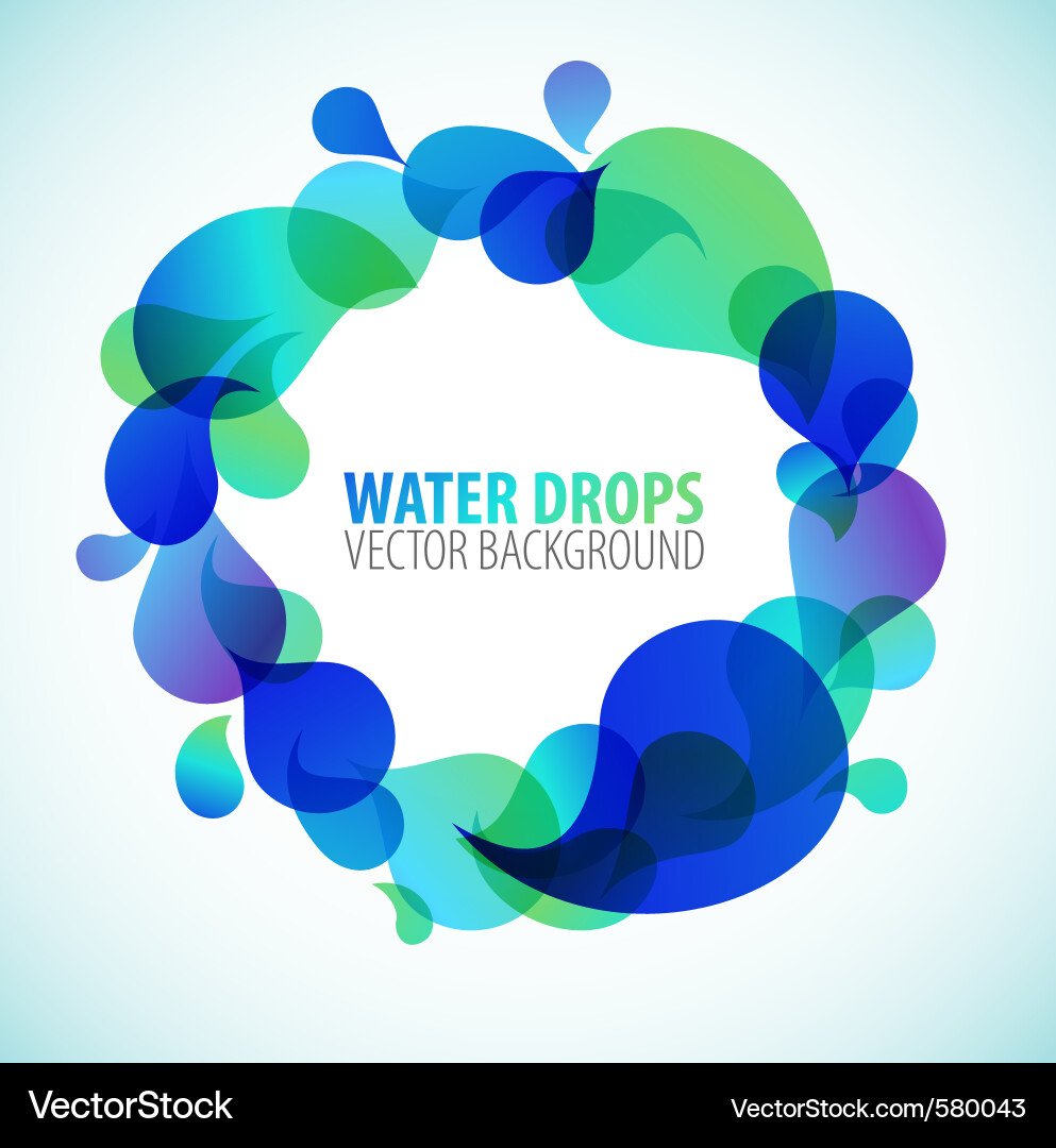 Water Drop Collection Royalty Free Vector Image