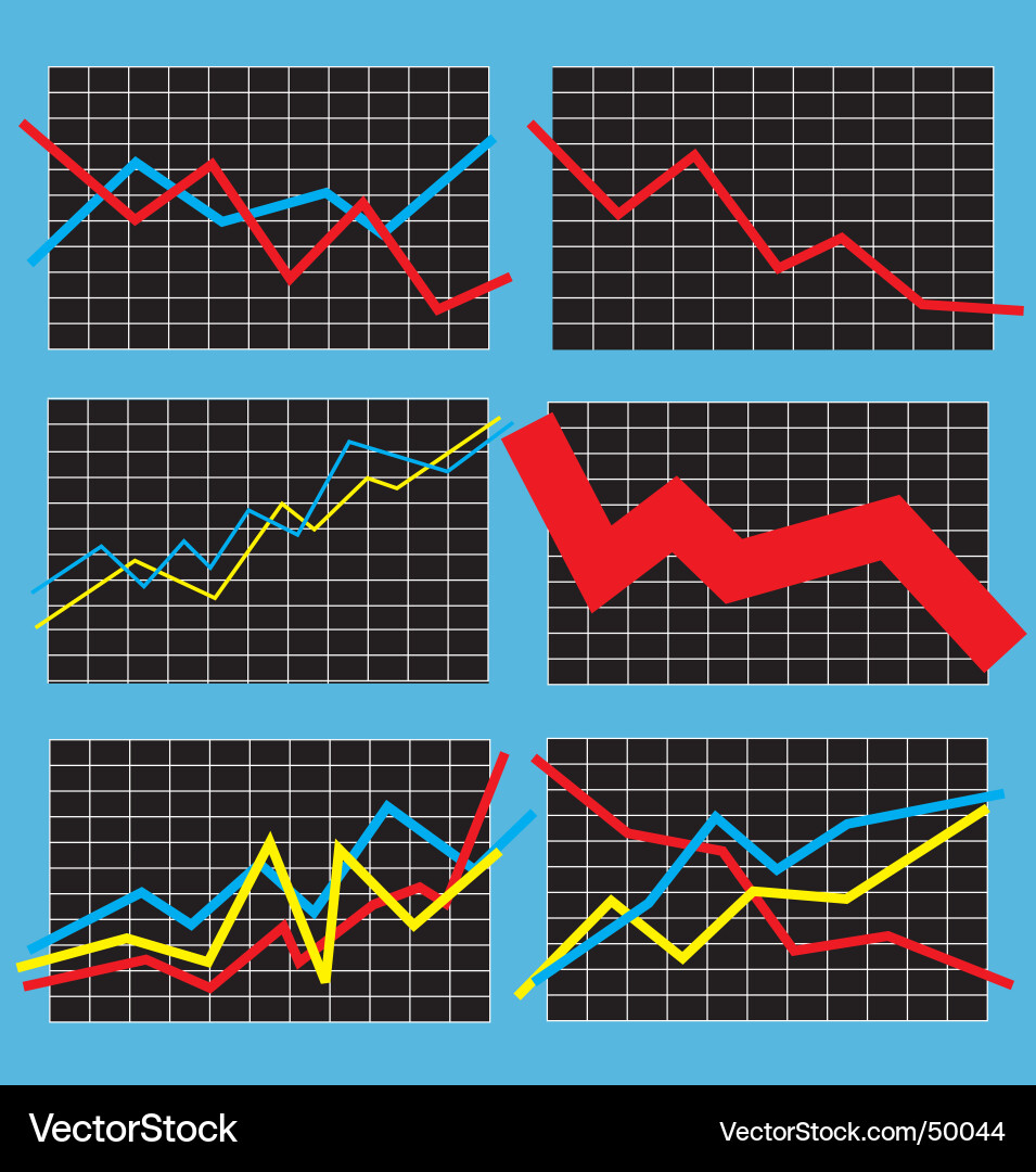 Business chart Royalty Free Vector Image - VectorStock