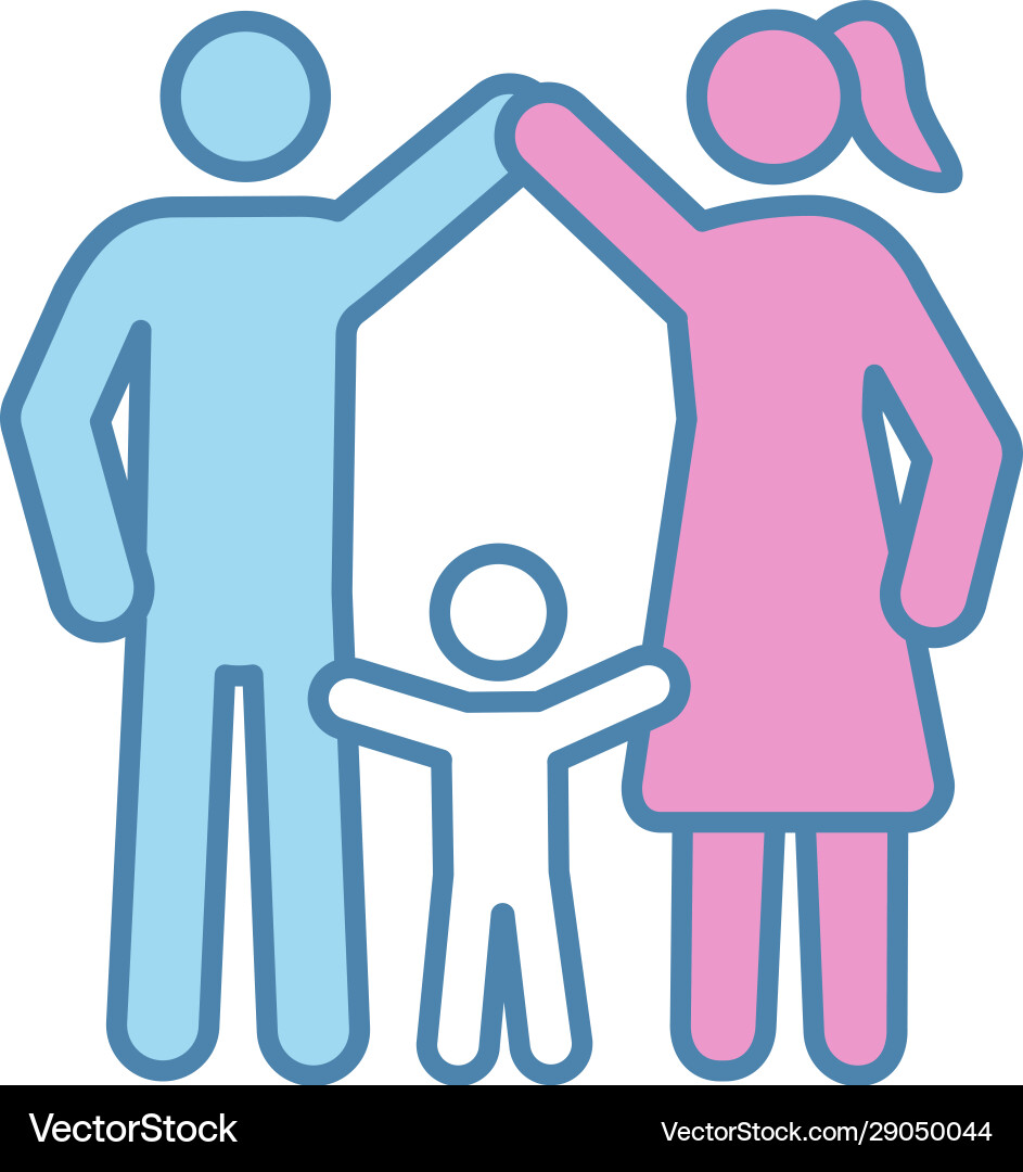 Child protection color icon Royalty Free Vector Image