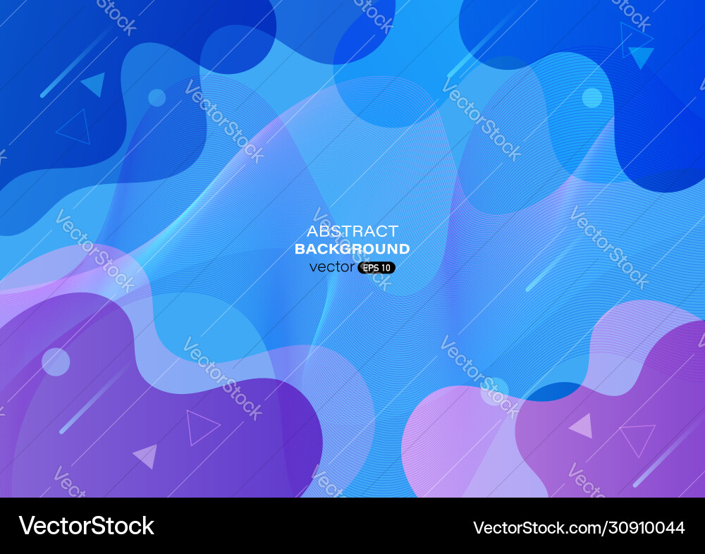 Fluid Form Stil abstrakte Hintergrund Design Vektorbild