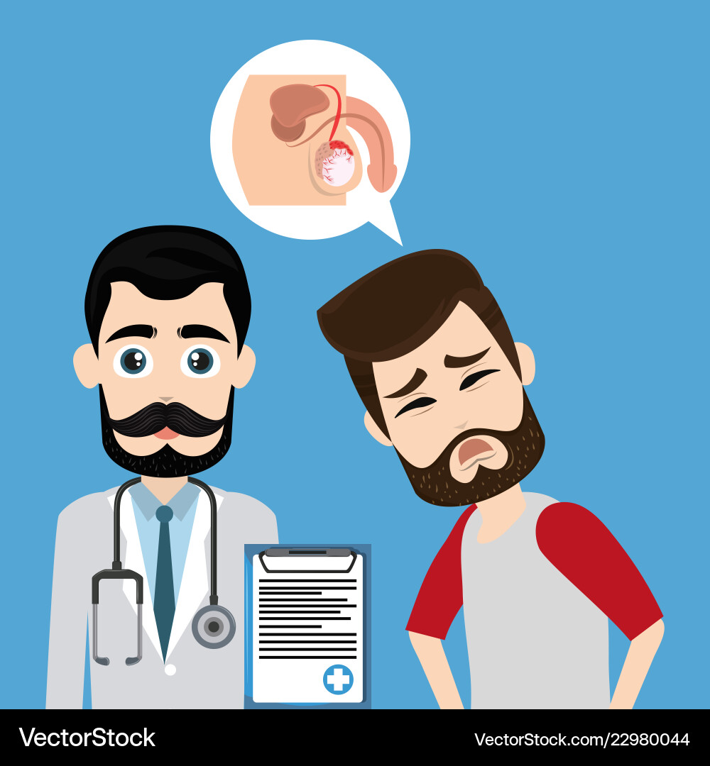 Prostate cancer campaign Royalty Free Vector Image