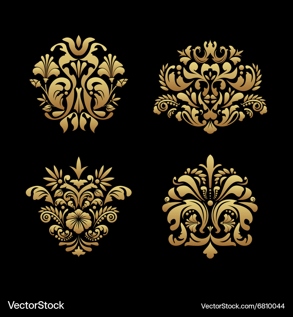 Royal background elements Royalty Free Vector Image