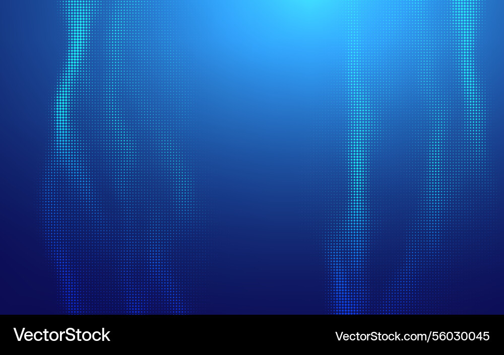 Abstract blue futuristic tech background Vector Image