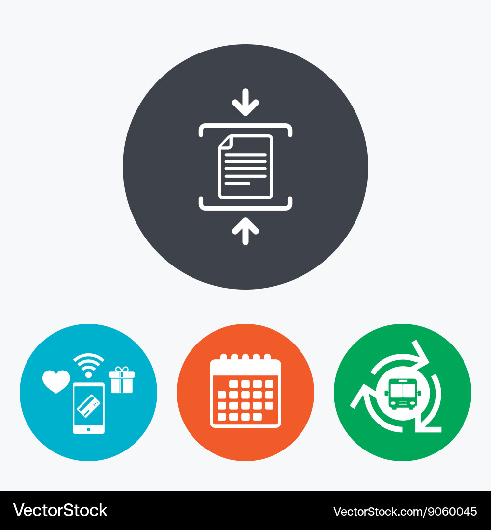 Archive file icon compressed zipped Royalty Free Vector