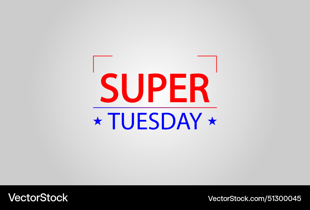 From words to design transforming super tuesday Vector Image