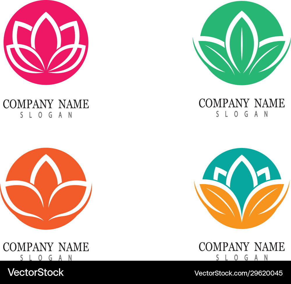 Lotus symbol icon Royalty Free Vector Image - VectorStock