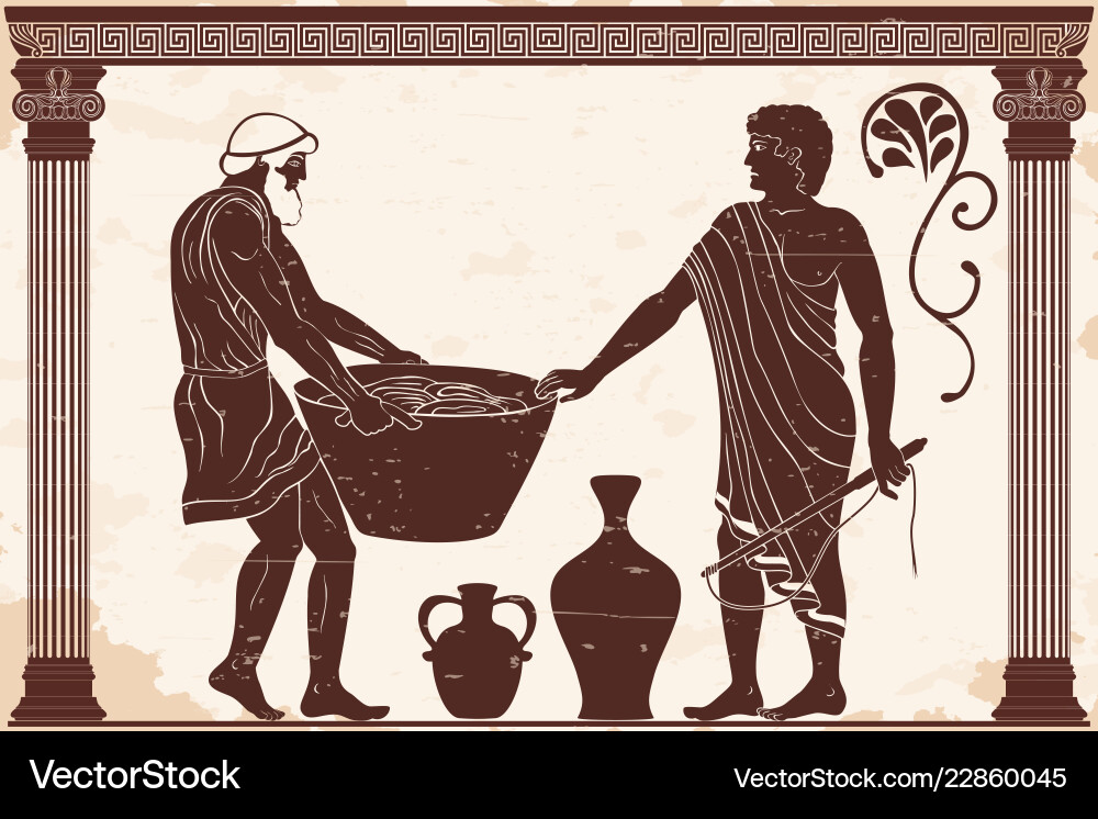 Meister und Sklave Lizenzfreies Vektorbild - VectorStock