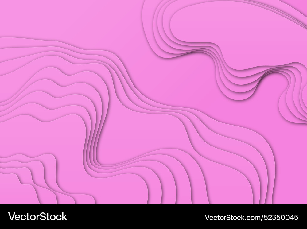 Minimalist pink topographic map background Vector Image