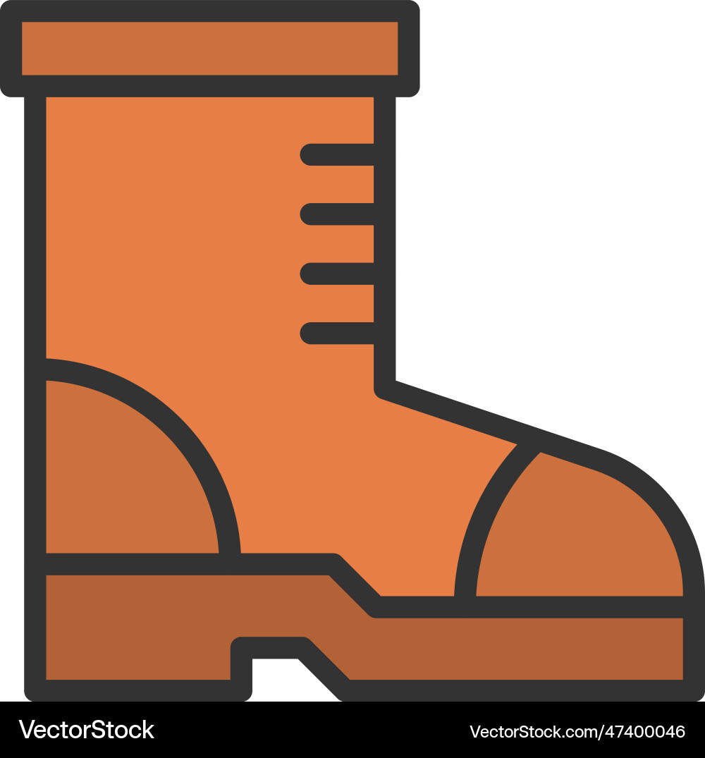 Boot icon image Royalty Free Vector Image - VectorStock